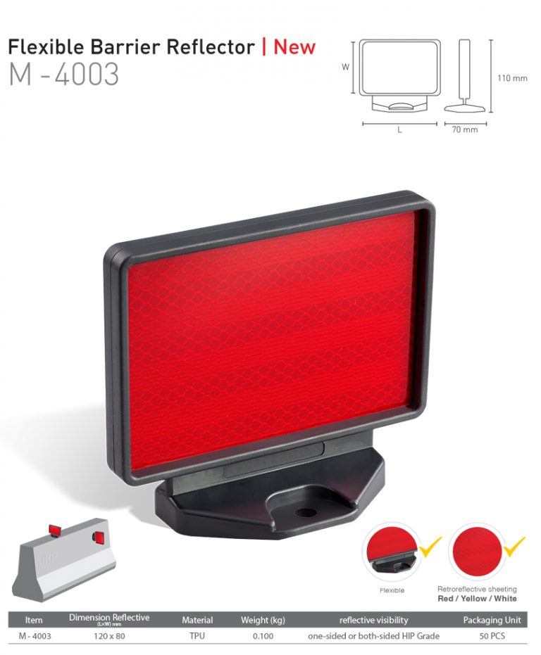 Flexible Barrier Reflector M – 4003 – Jrp Safety